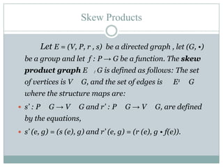 Skew Products on Directed Graphs | PPTX