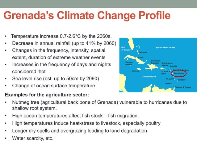 Prioritizing adaptation options in agriculture: The experience of Grenada | PPT