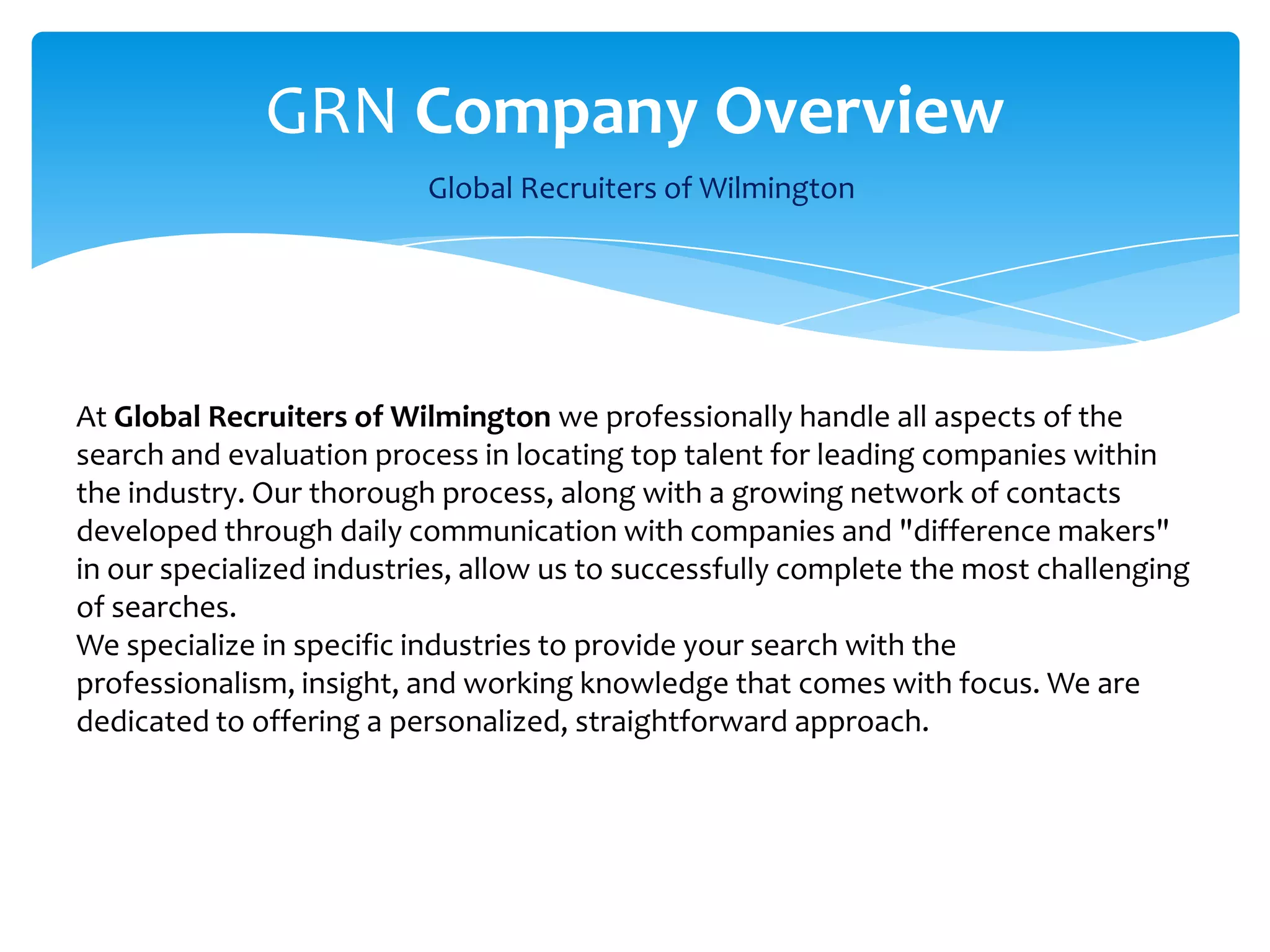 Presentation GRN | PPTX