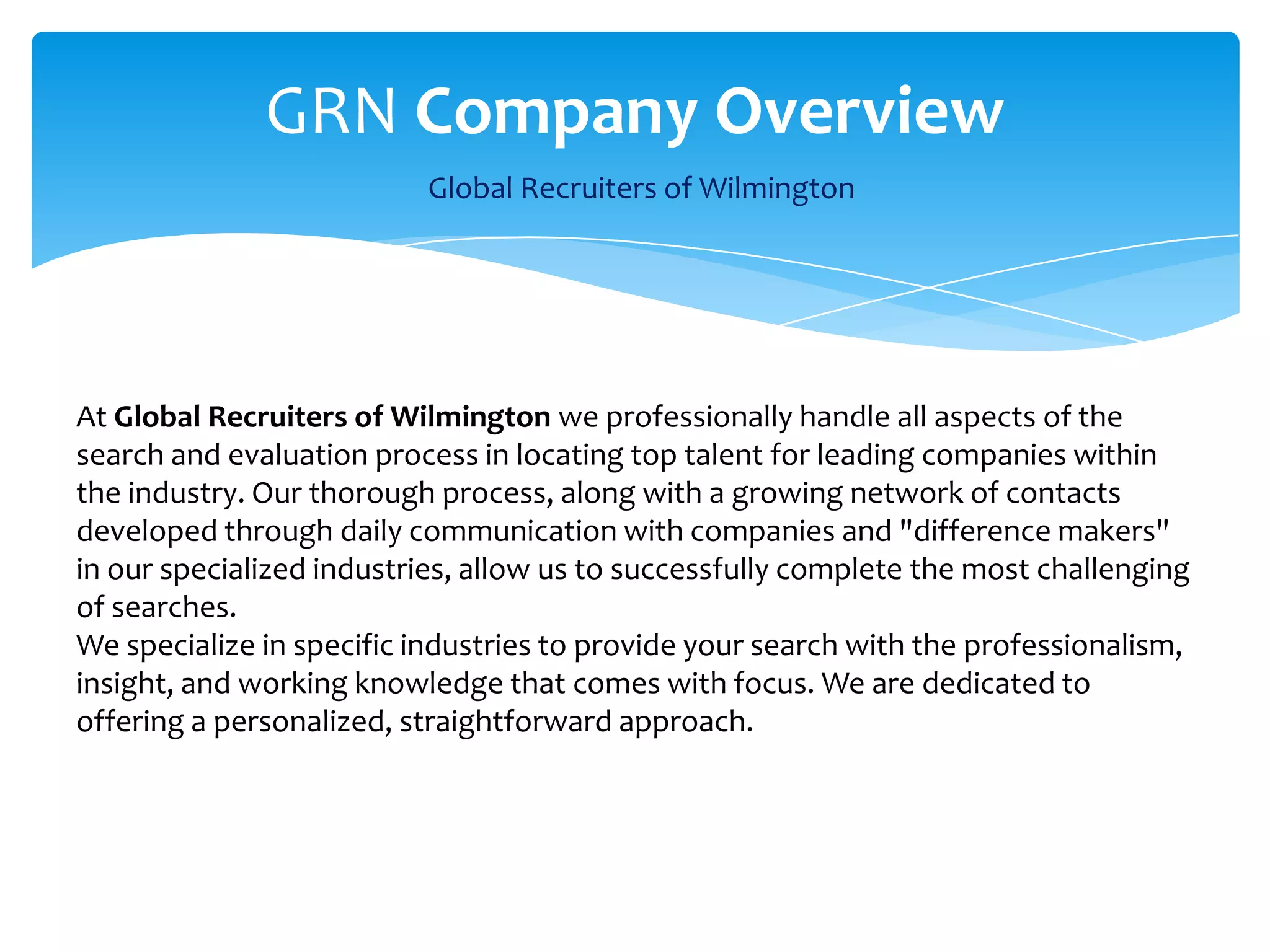 Presentation GRN | PPTX