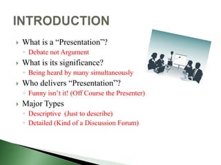 Presentation Skills | PPT
