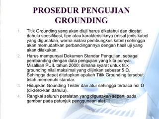 Presentation grounding K3 Listrik | PPT