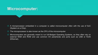 Microcomputer & RAM Model | PPT