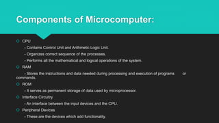 Microcomputer & RAM Model | PPT