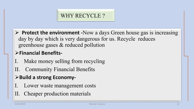 RECYCLING OF TEXTILE WASTE | PPTX | Style & Fashion