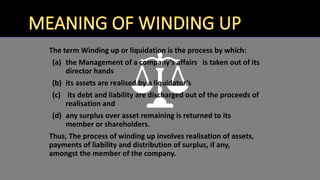 Winding up and demat of companies | PPTX