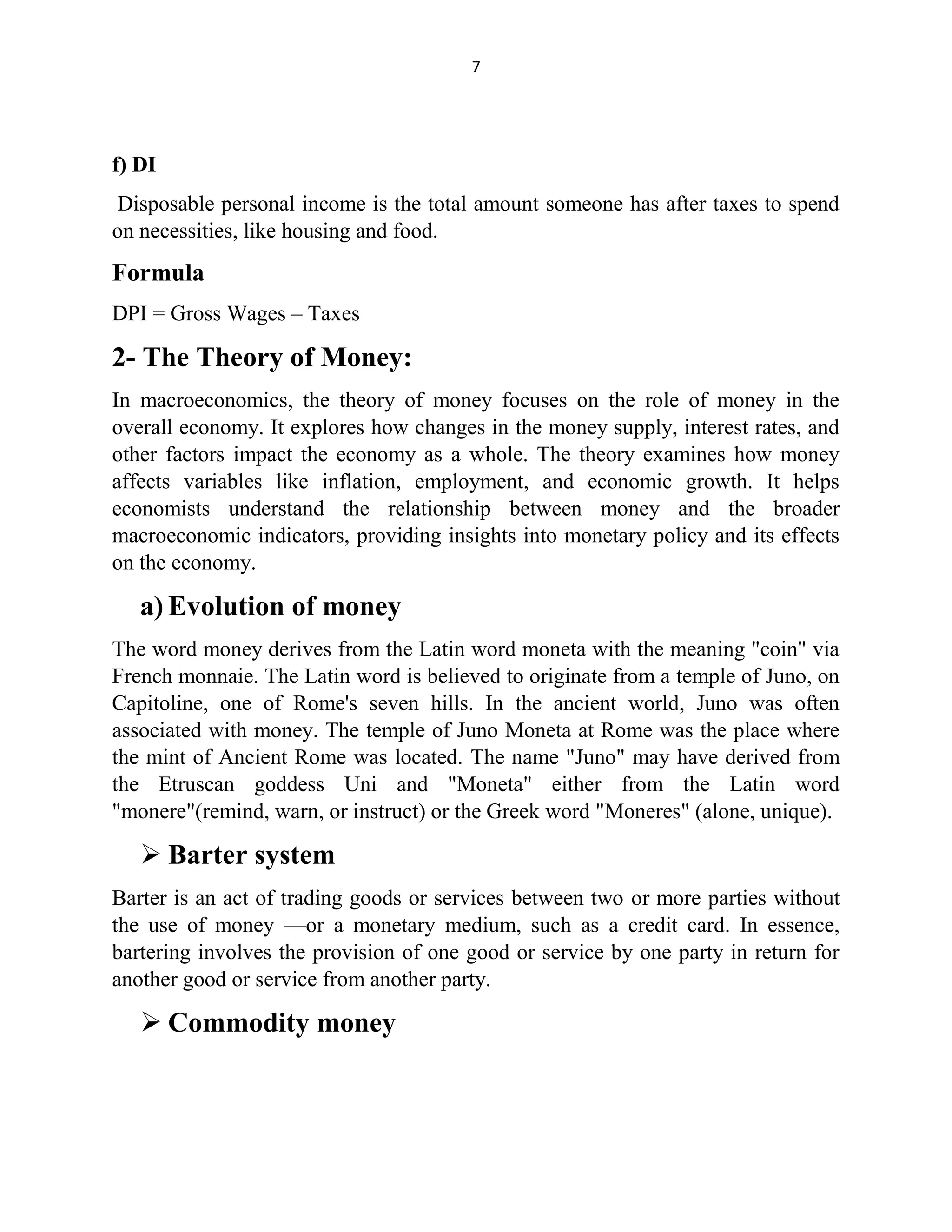 Scope Of Macroeconomics introduction and basic theories | DOCX