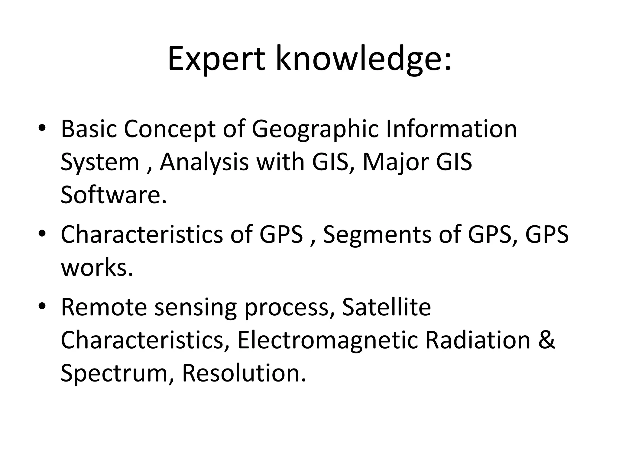 Geographic Information System(GIS) and Remote Sensing(RS) in Disaster ...