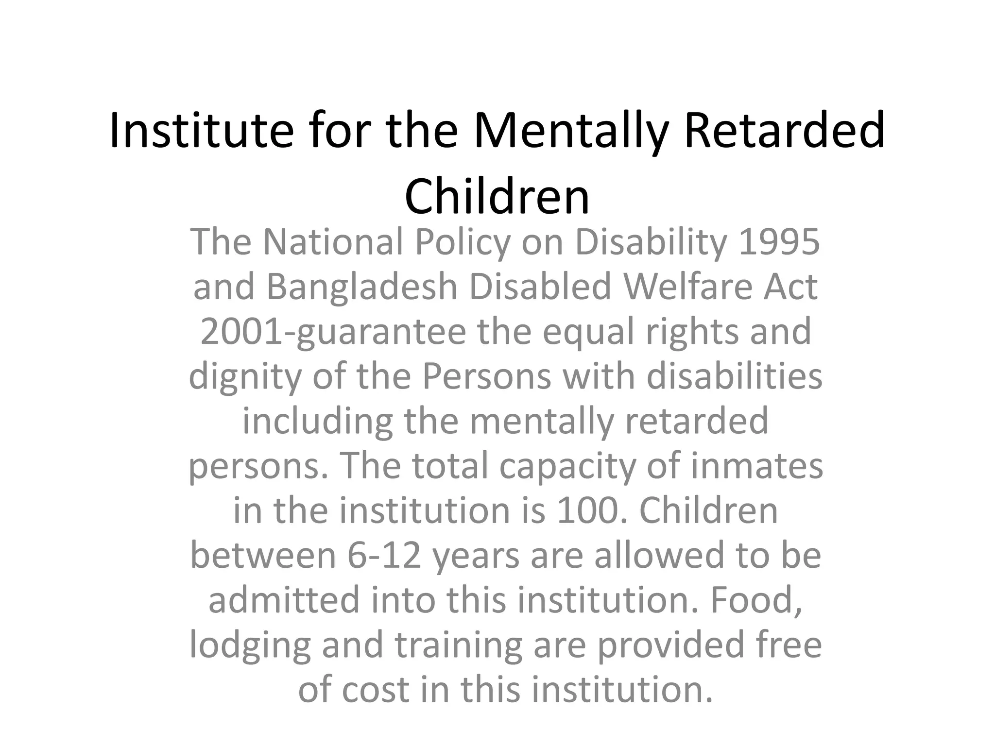 special education in bungladash | PPTX