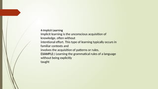 Health perception, factors, erors and learning types | PPTX