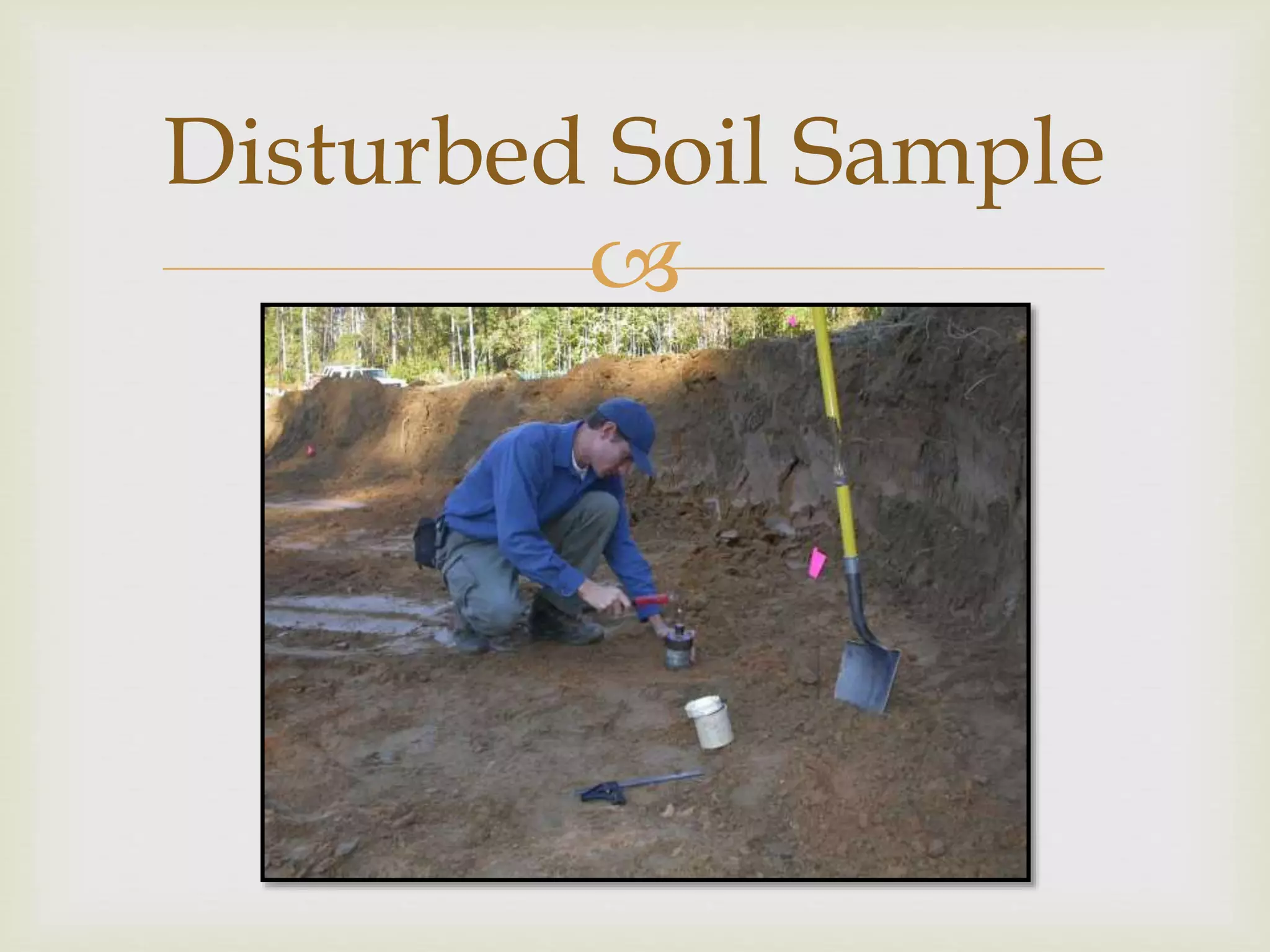 Site Investigation and Example of Soil Sampling | PPTX
