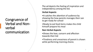Congruence between verbal and non-verbal communication | PPTX