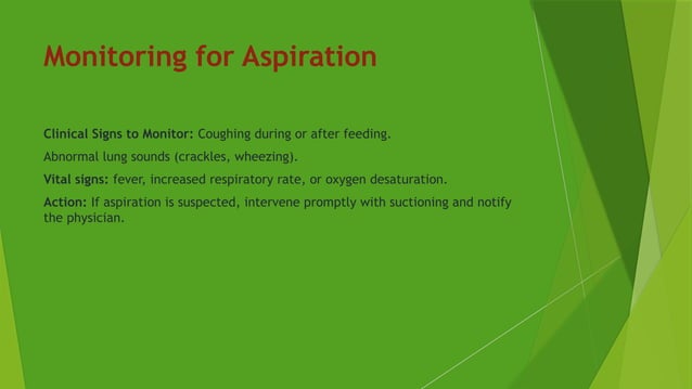 presentation group five medical surgery dysphagia and Aspiration Risk ...