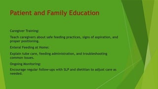 presentation group five medical surgery dysphagia and Aspiration Risk ...