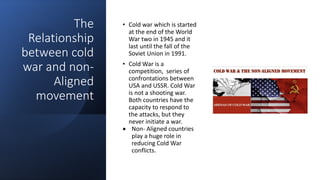 Non-aligned movement | PPT