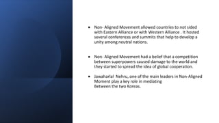Non-aligned movement | PPT