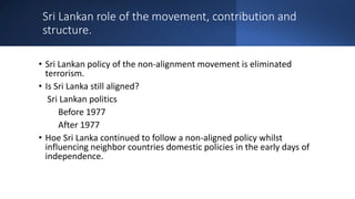 Non-aligned movement | PPT