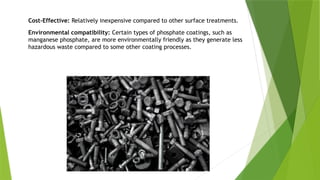 Definition and basics of phosphate coating | PPTX