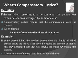 Ethics ( retributive justice & objections to ethics of care ) | PPTX