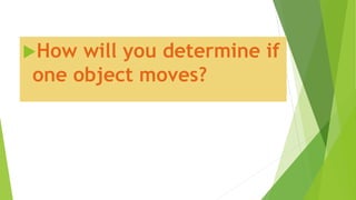 Motion in One Dimension: Distance, Displacement, speed or velocity and ...