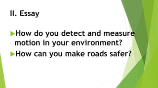 Motion in One Dimension: Distance, Displacement, speed or velocity and ...