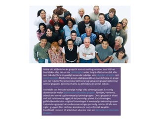 Presentation grupprocesser | PPT