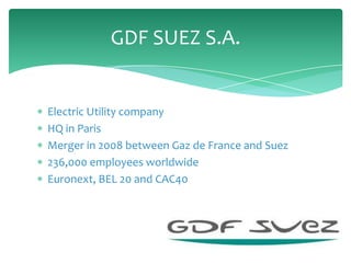 Presentation GDF-Suez | PPTX