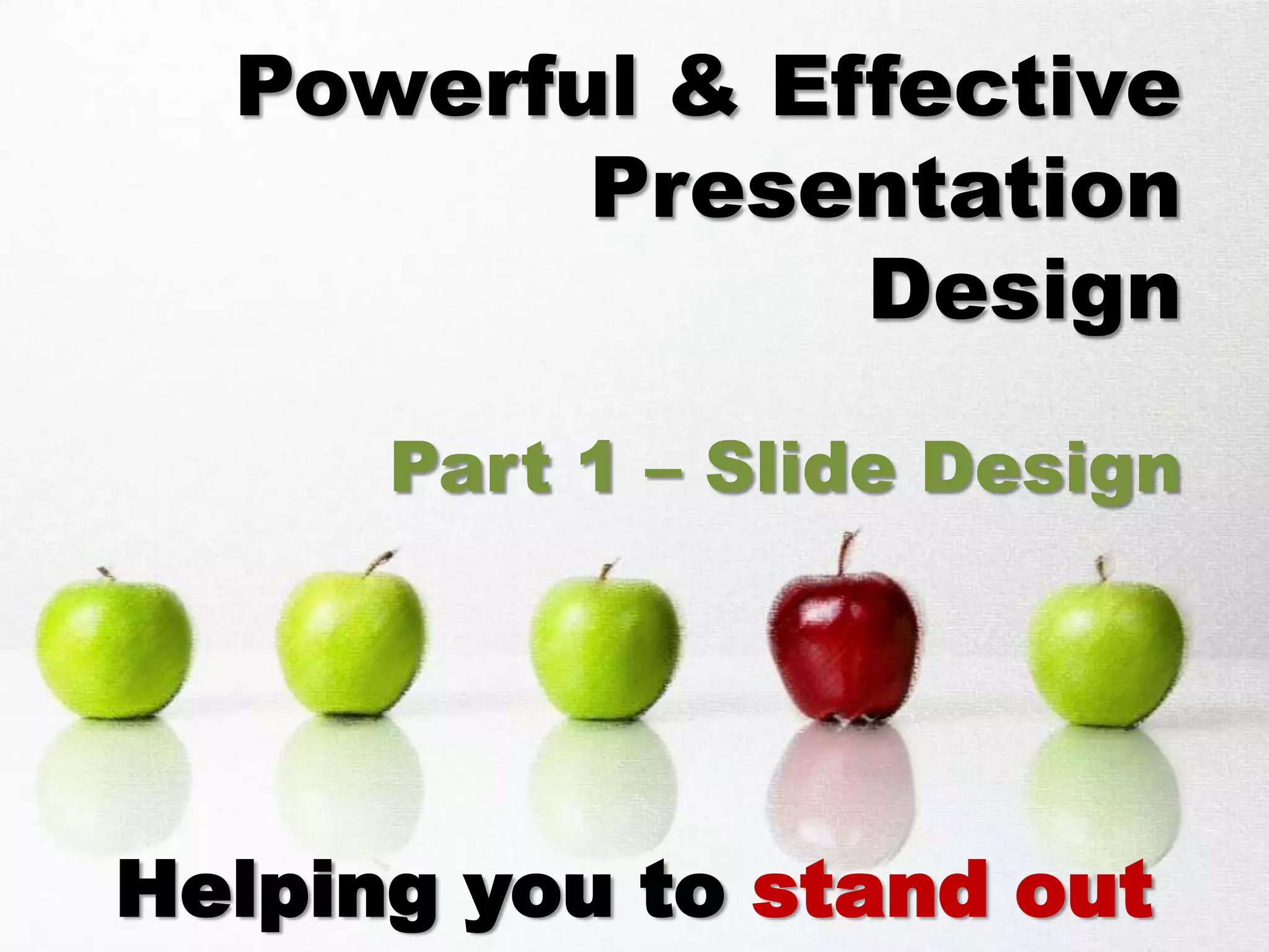 Simple, Powerful & Effective Powerpoint Presentation Slide Design | PPTX