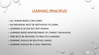 simple meaning of learning | PPT