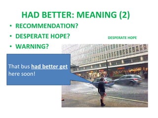Had better & Be supposed to Presentation | PPT
