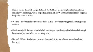Hadis Tematik Kerjaya Wanita | PDF