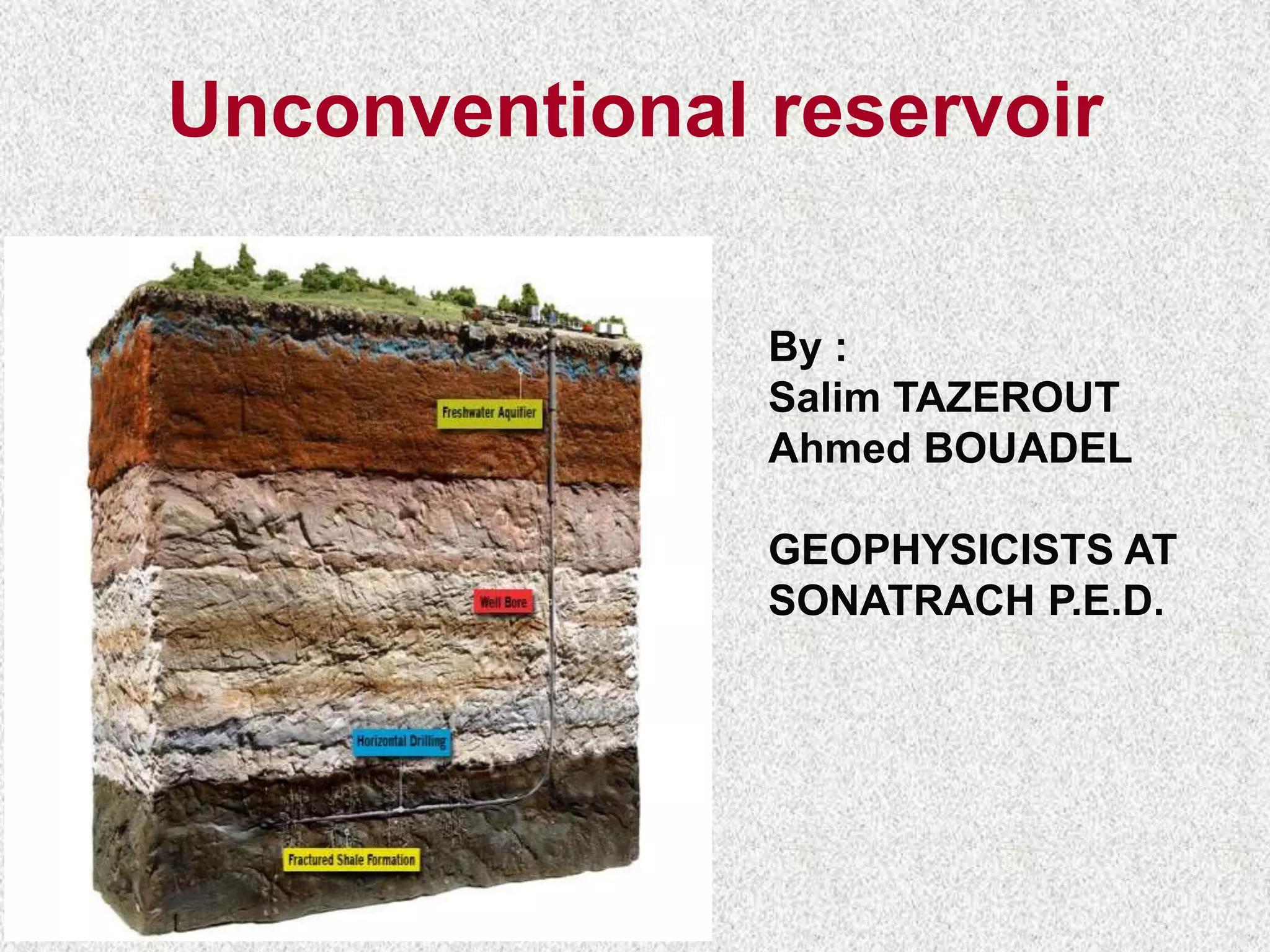 Unconventional reservoir | PPTX