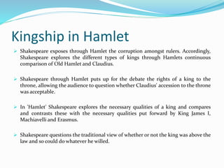 Presentation on Hamlet by William Shakespeare | PPTX