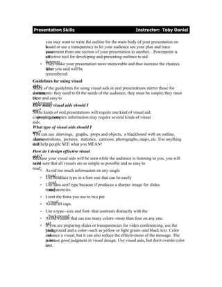 Presentation handout7 | PDF