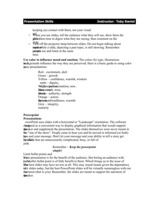 Presentation handout7 | PDF