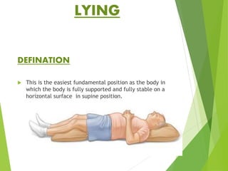 fundamental position in kinesiolgy | PPTX