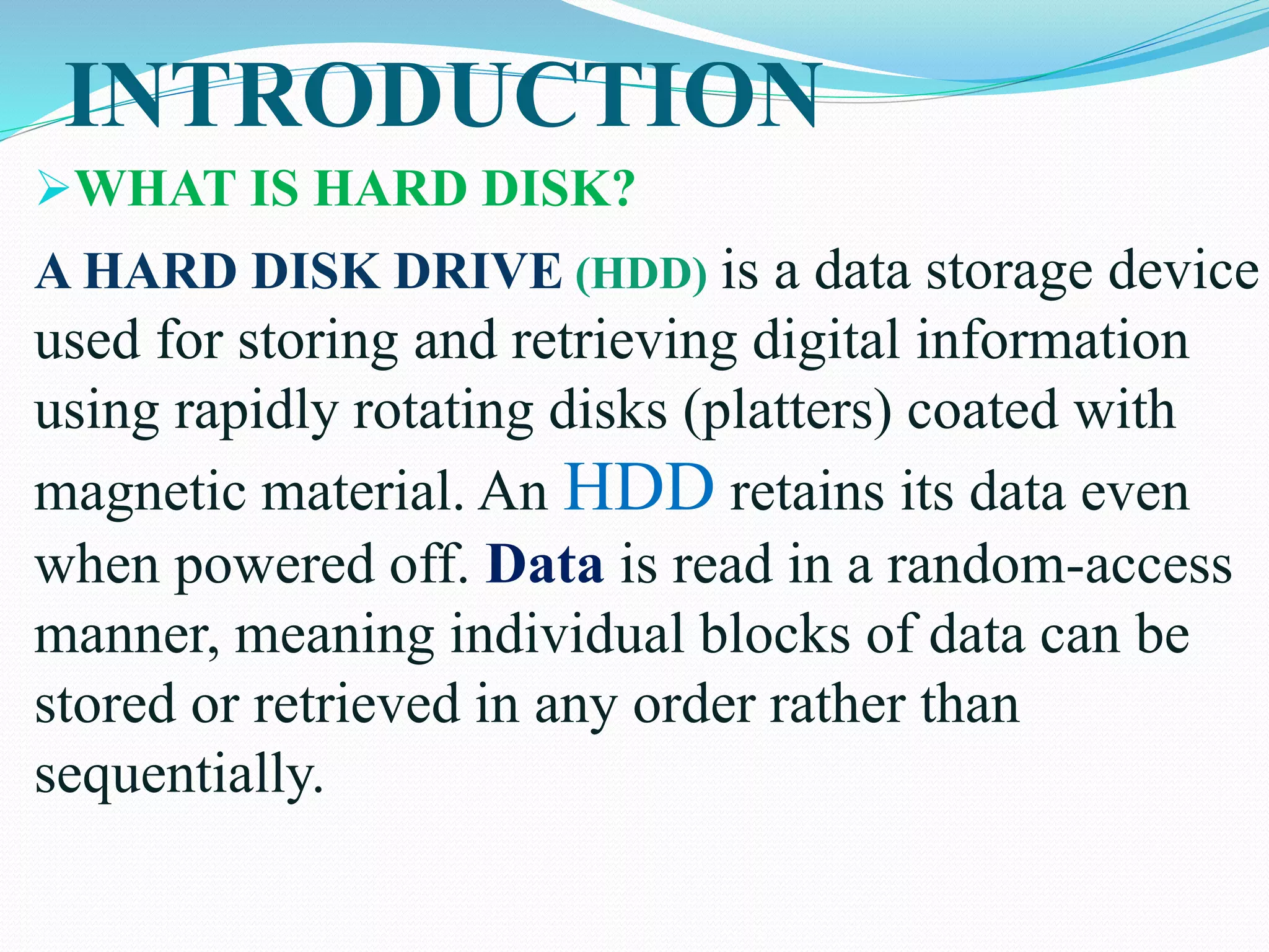 PPT hard disk Drive | PPTX