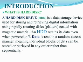 PPT hard disk Drive | PPTX