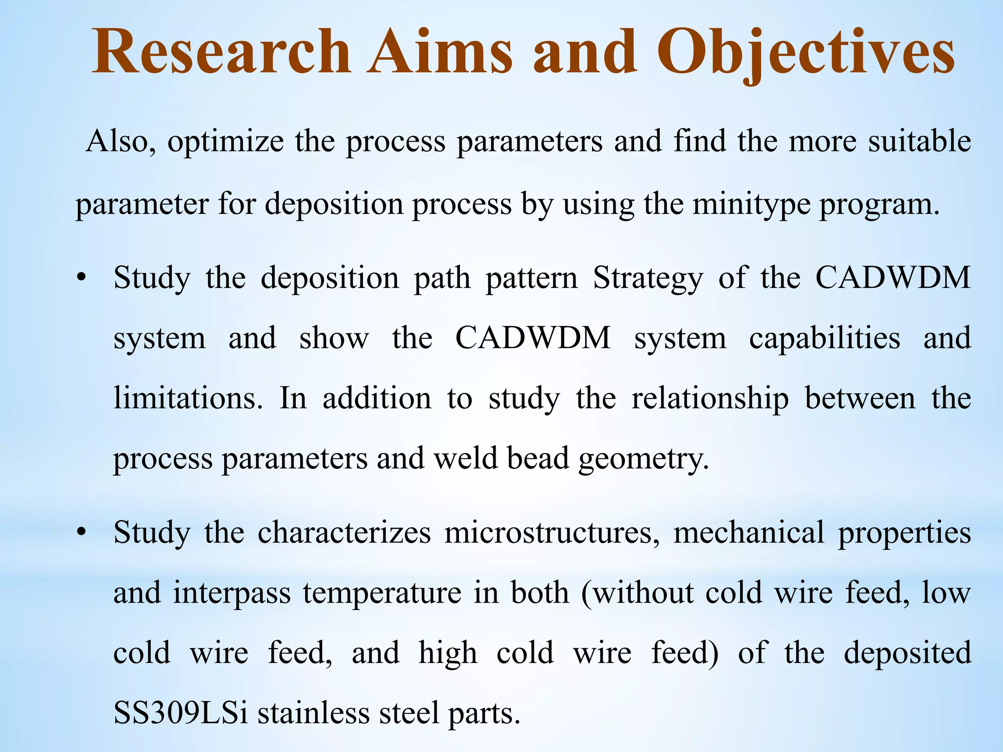Shaped Metal deposition Based on Additive Manufacturing | PPTX