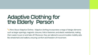 Handicap Clothing | PDF