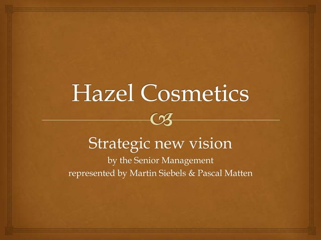 Presentation hazel martin & pascal | PPT