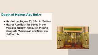 Hazrat Abu Bakkar Siddique Presentation | PDF