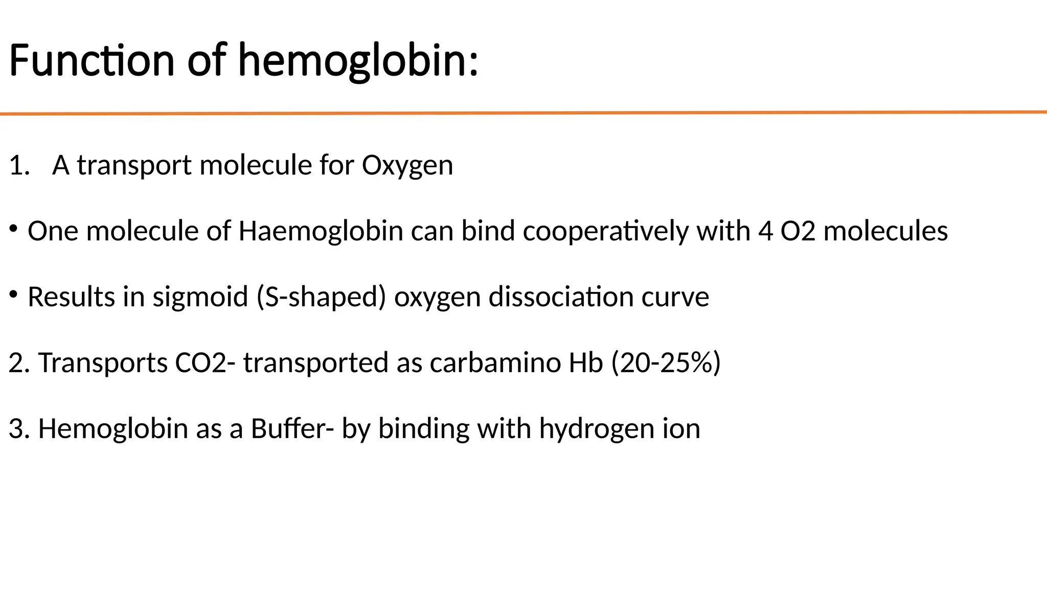 Hemoglobin in beta thalassemia ........ | PPTX
