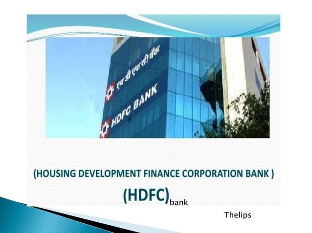 Presentation hdfc | PPT
