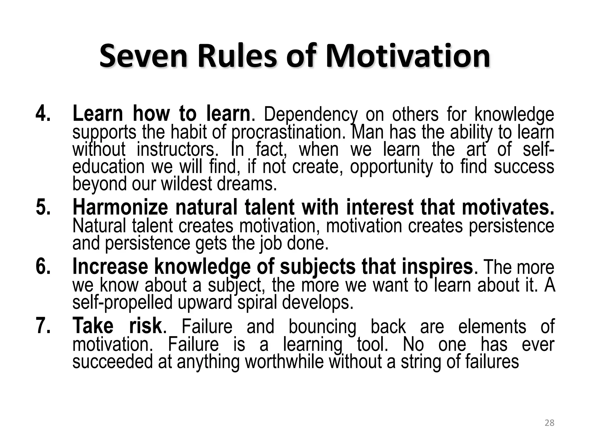 Presentation motivation | PPTX