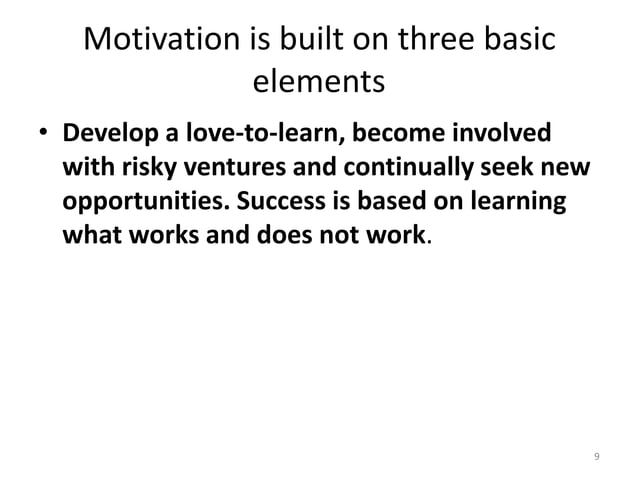 Presentation motivation | PPTX