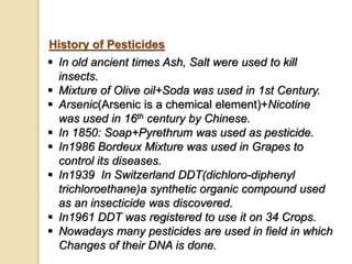 Health Hazard Effects of Pesticides | PPTX