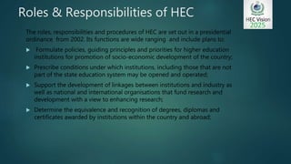 Presentation hec vision 2025 | PPTX