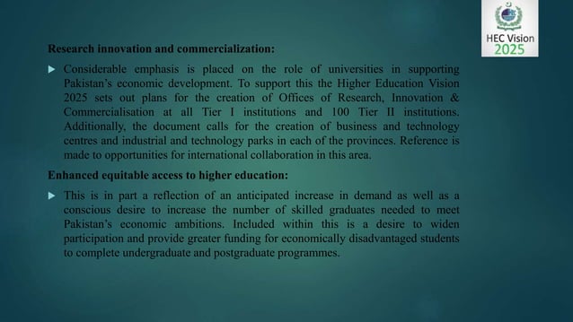 Presentation hec vision 2025 | PPTX