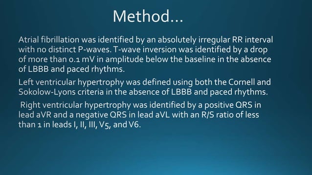 ECG and Acute Heart Failure, ECG,HF. | PPTX | Heart and Cardiovascular ...